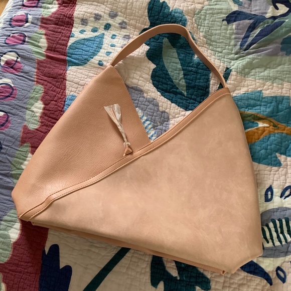 Ulta Beauty | Bags | Ulta Beauty Pink Suede And Faux Leather Tote Bag ...